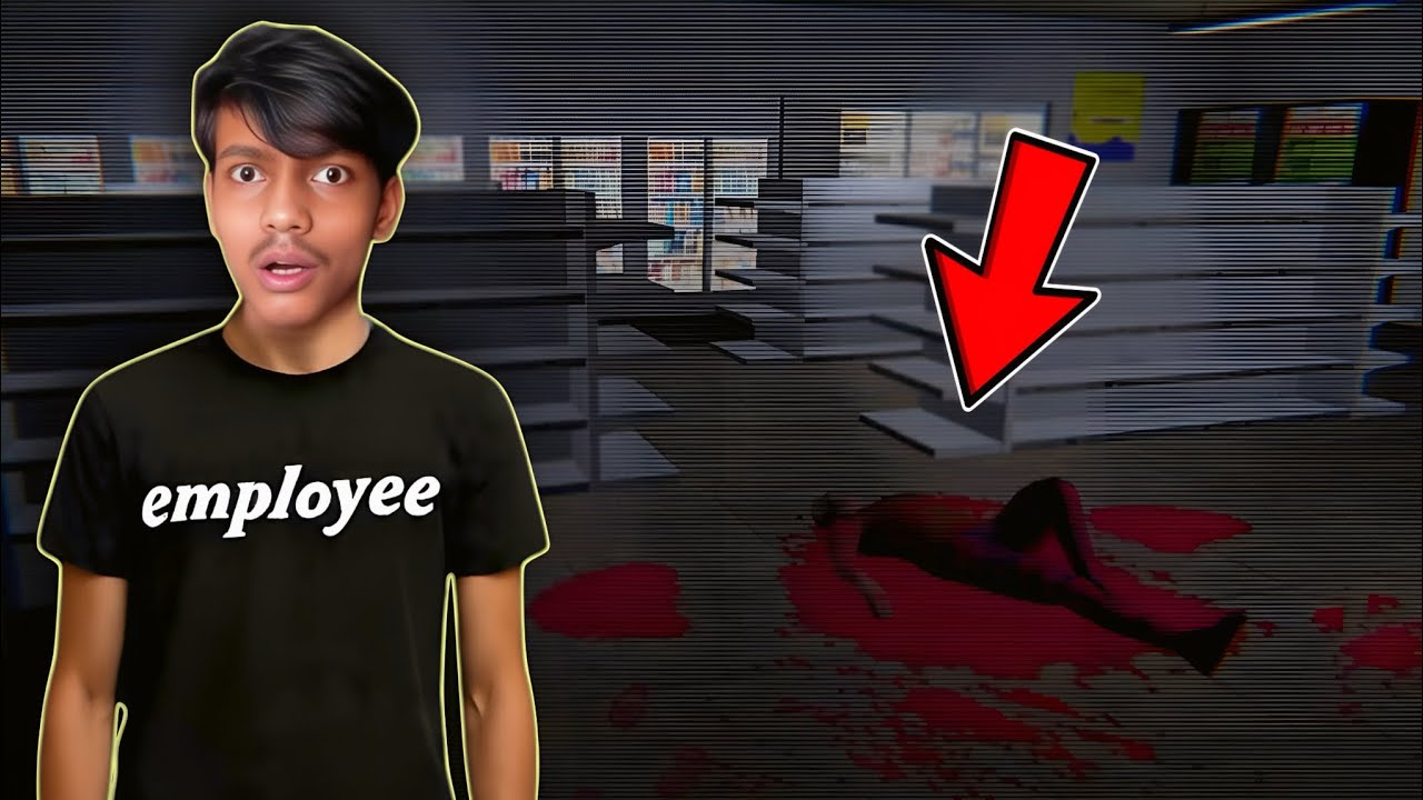 I stucked in a Cursed Store 😨 Short Horror Game. - YouTube