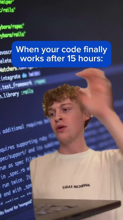 When the code finally works - YouTube