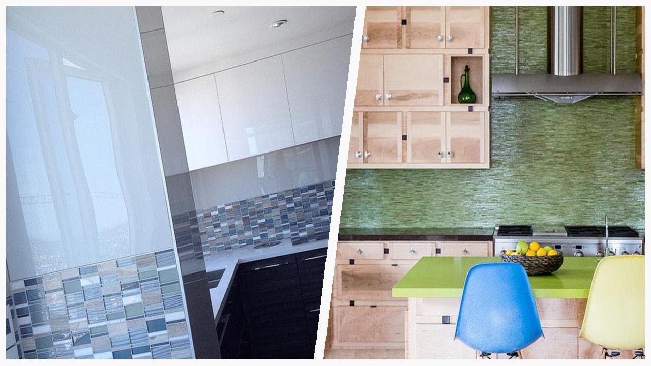 75 Beautiful Bamboo Floor Kitchen With Mosaic Tile Backsplash Design ...