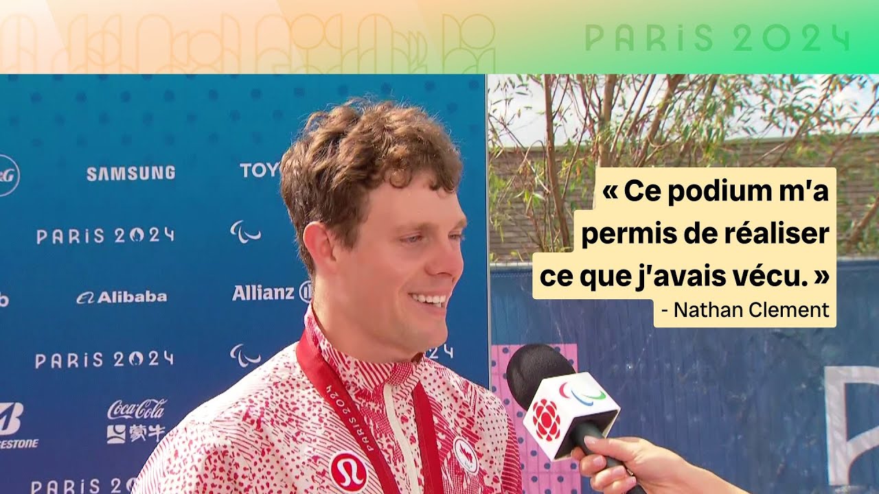 Après sa médaille d'argent, Nathan Clement ne peut contenir ses ...