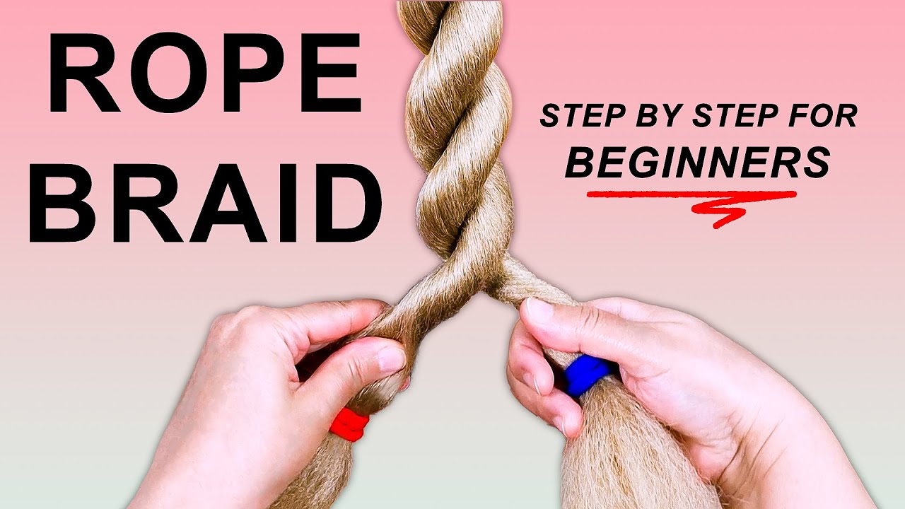 Rope Braid Tutorial for Beginners (Easiest Method!) | 2-Minute ...