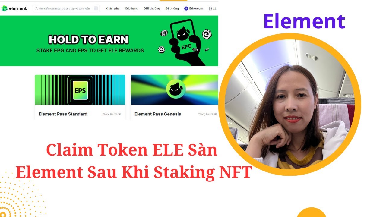 Claim Token ELE Sàn Element Sau Khi Staking NFT Element Pass Standard ...