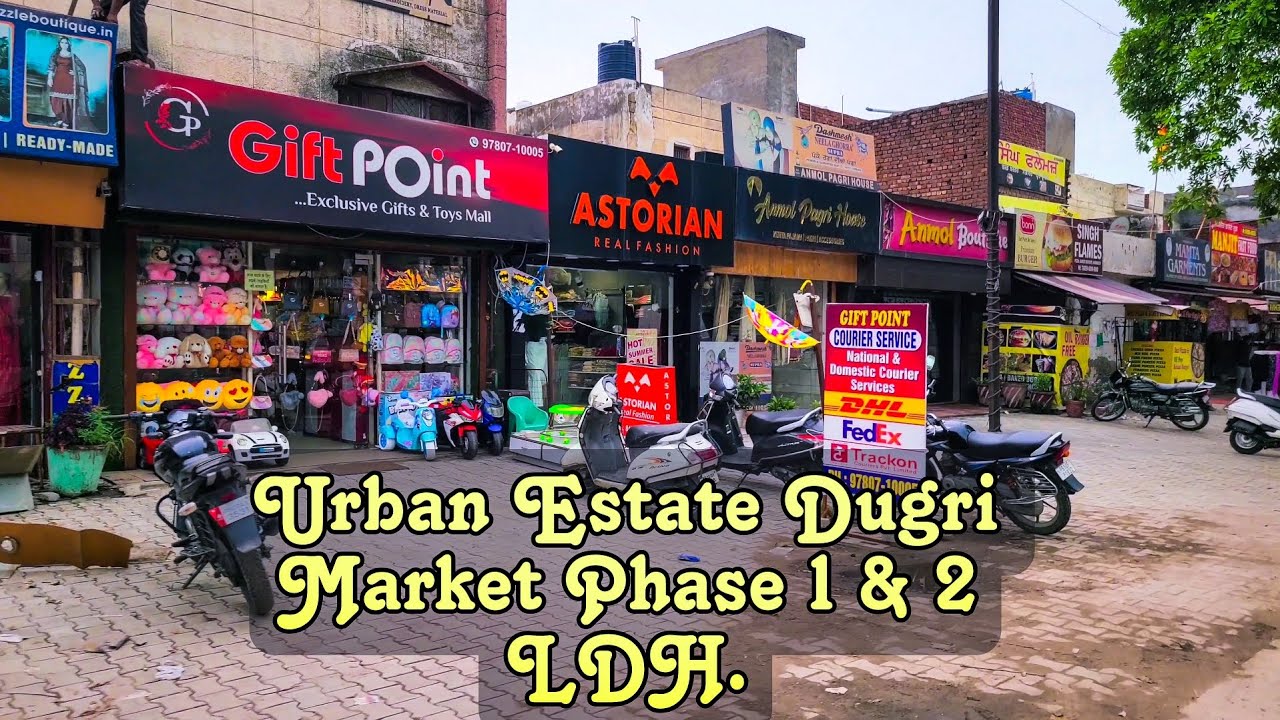 Urban Estate Dugri Market Phase 1 & 2 Ldh. #marketvlog - YouTube
