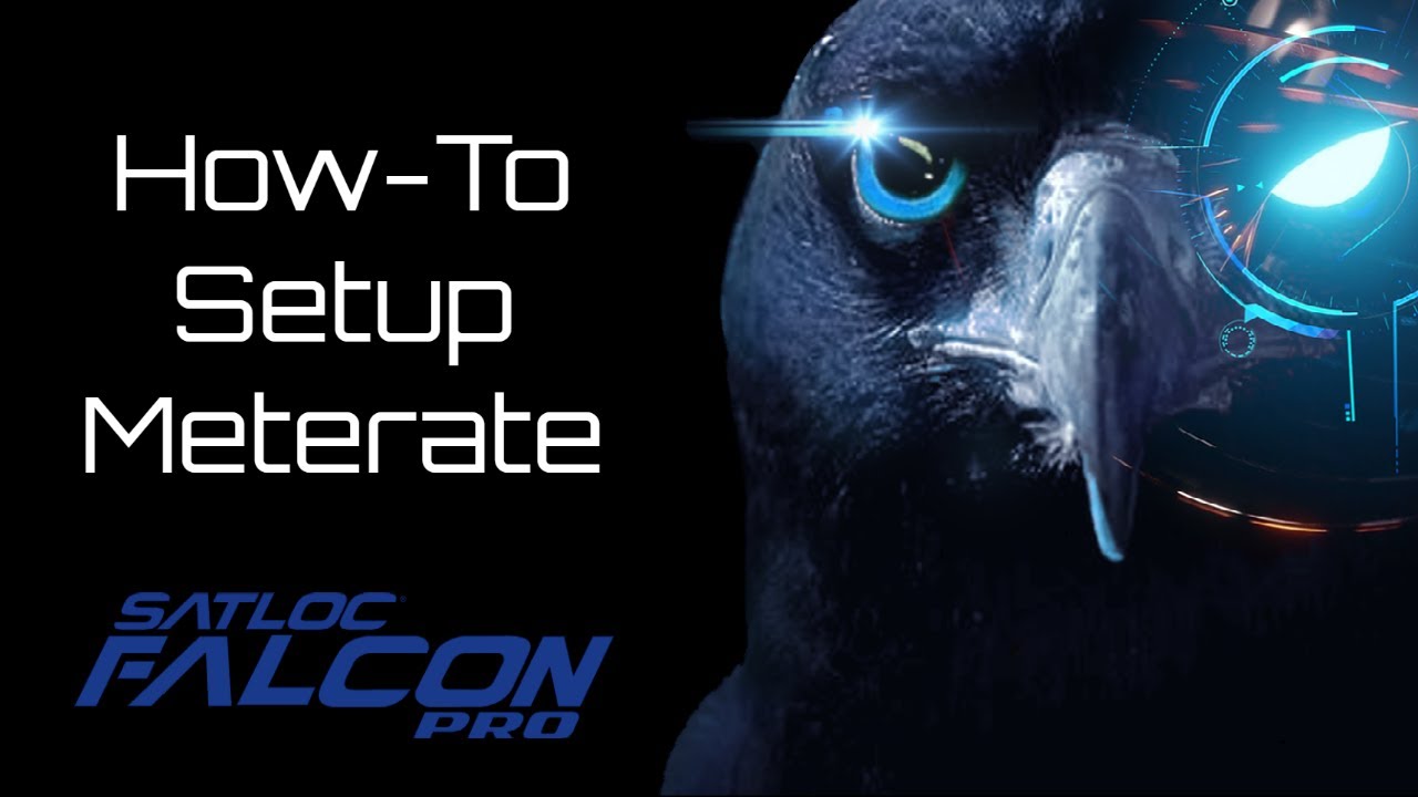 How To Setup the Meterate on the Satloc Falcon Pro GPS System - YouTube