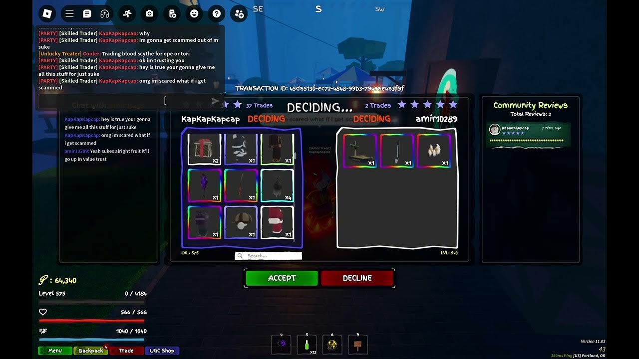 [GPO]Trading my suke to pcc (part 1) - YouTube