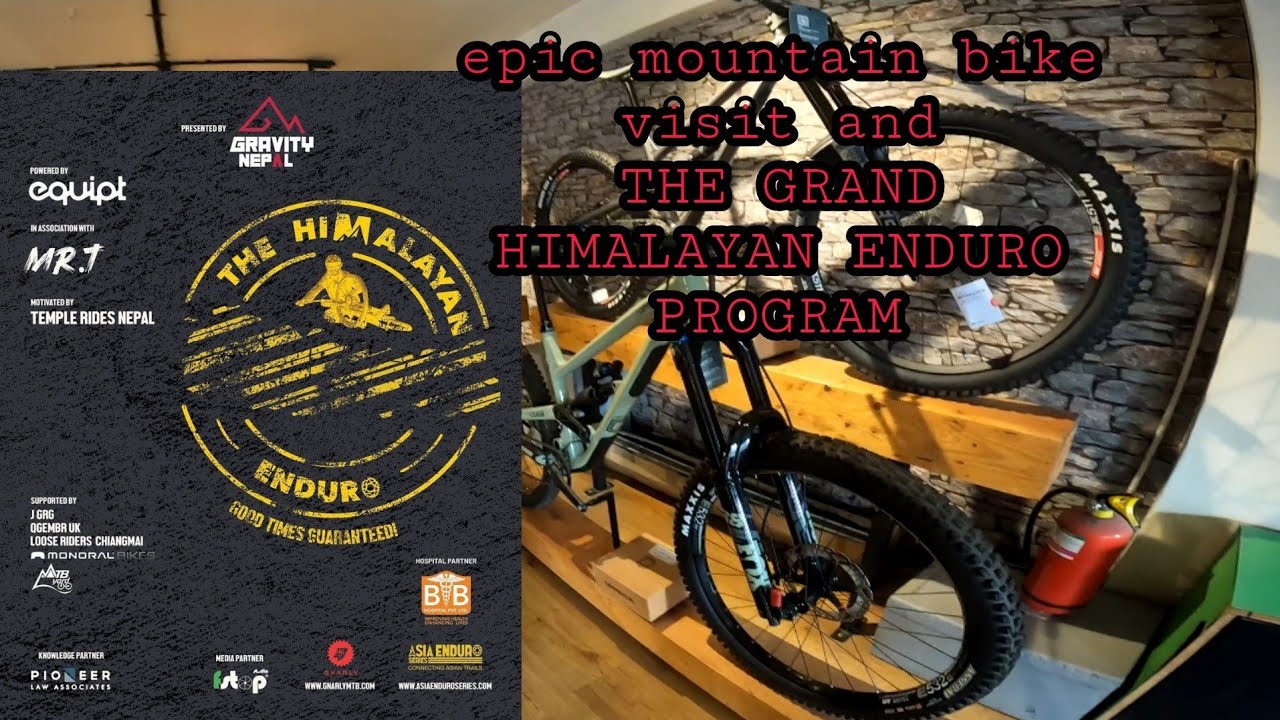 WALKING INTO EPIC MOUNTAIN BIKE SHOP// THE HIMALAYAN ENDURO PROGRAM ️ ...