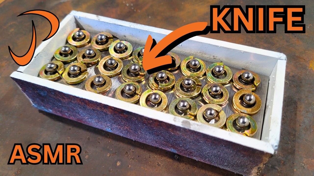 Making a Knife From Washers and Ball Bearings - YouTube