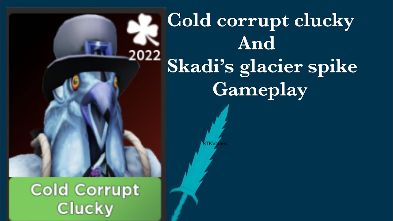 Cold corrupt clucky and skadis glacier spike gameplay |🔪Survive The ...