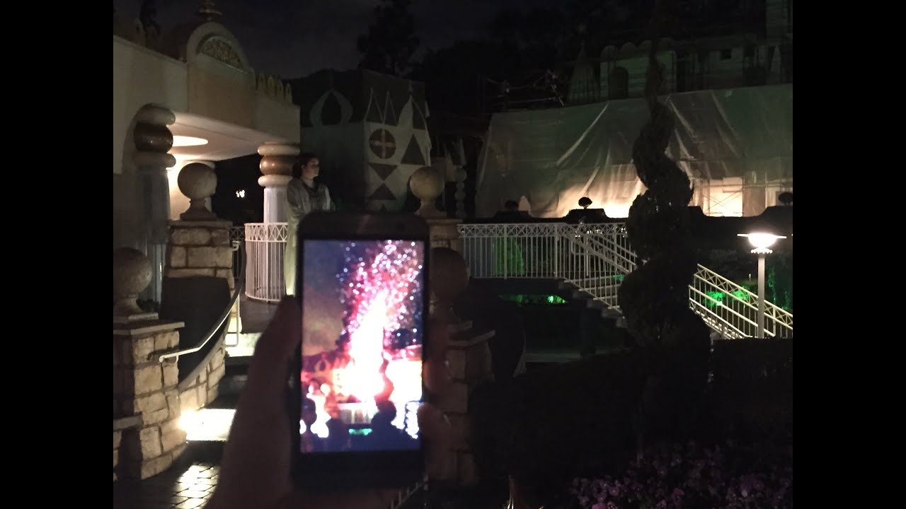 Small world fire aftermath at Disneyland ( sometimes vlog with Adam the ...