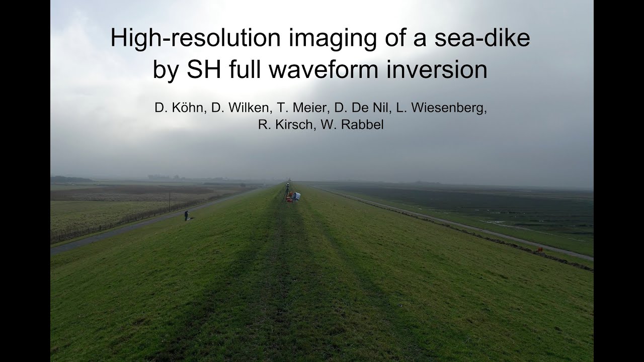 Talk "High-resolution imaging of a sea-dike by SH full waveform ...