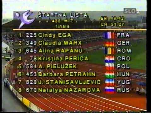 Europsko juniorsko prvenstvo (24. - 27. srpanj) - Kristina Perica, 400m - YouTube