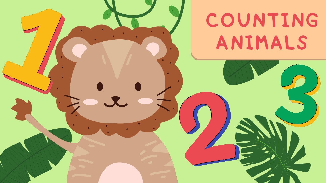Let's Count Animals - Animal Learning Videos For Kids - Educational ...