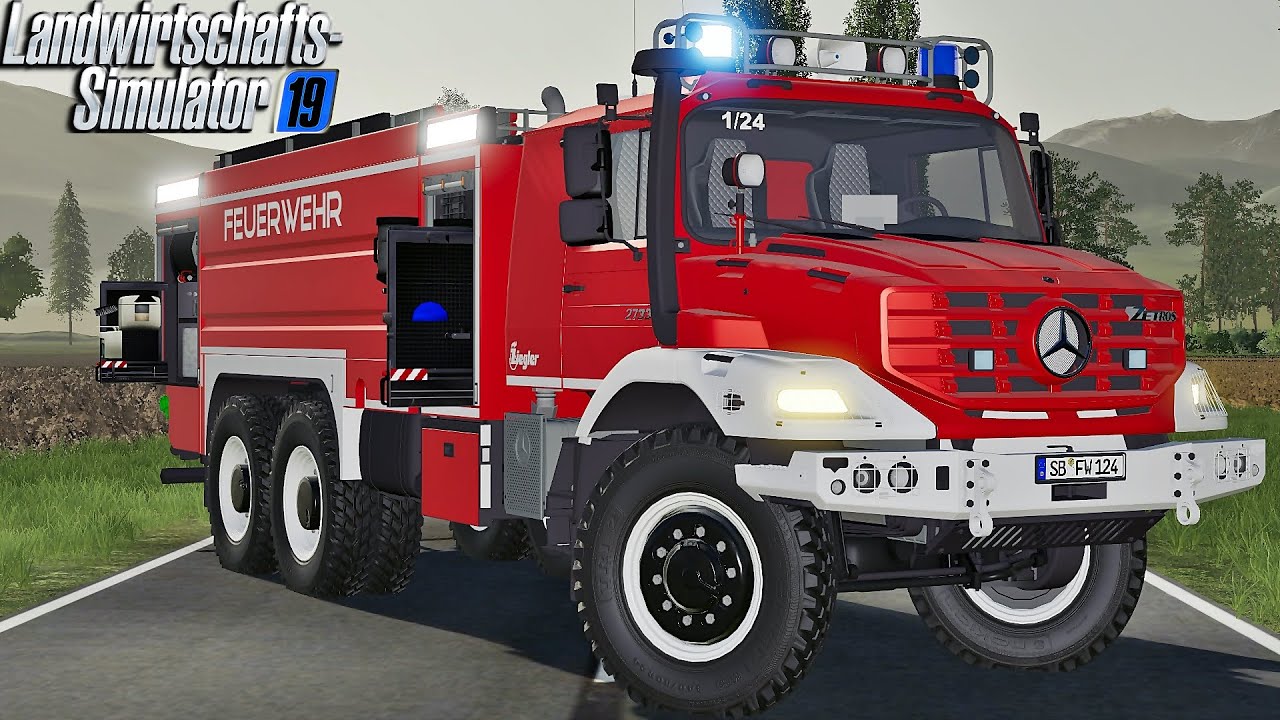 LS19 - EINSATZFAHRZEUG: Mercedes-Benz Zetros TLF4000 - YouTube
