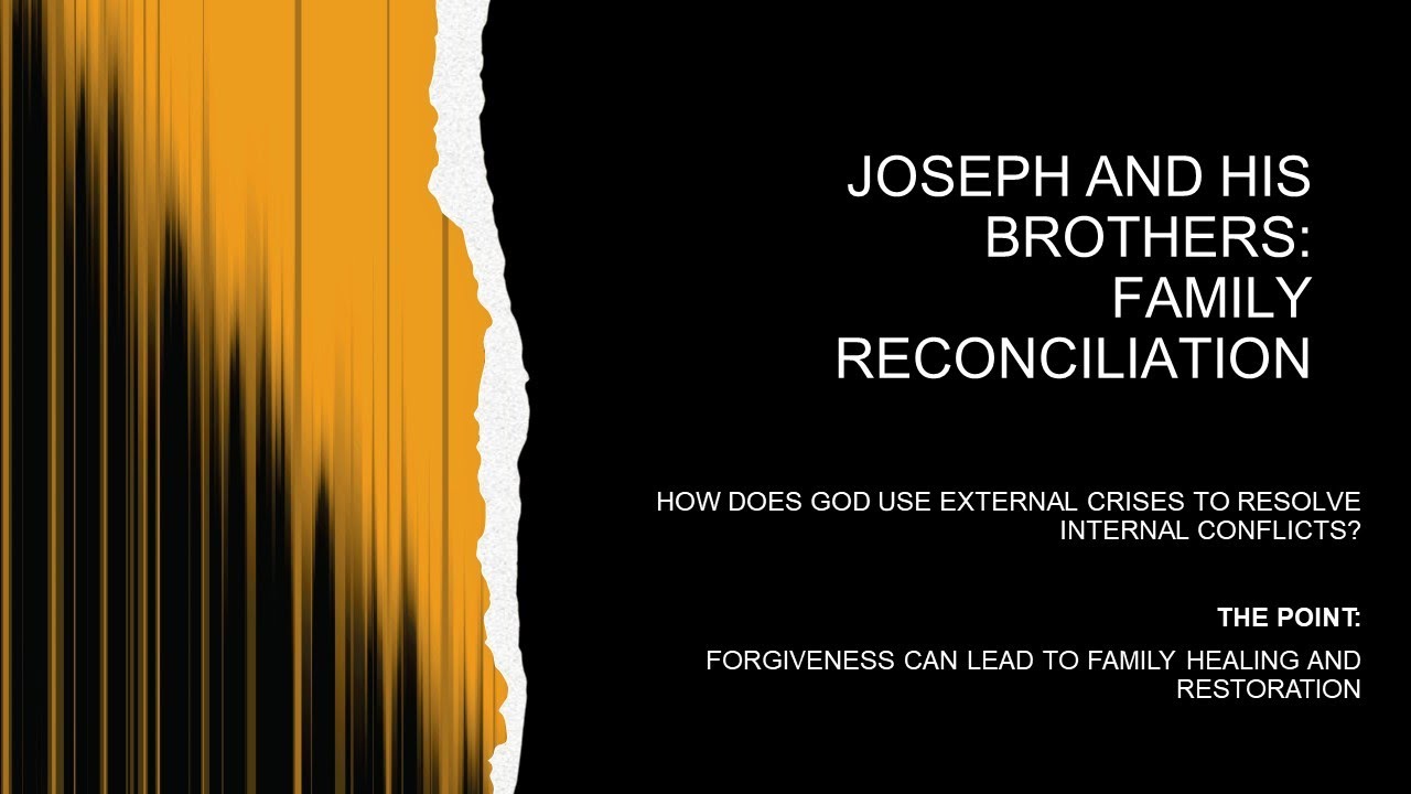 Family Reconciliation | Sunday Morning Devotion | 11/10/2024 - YouTube