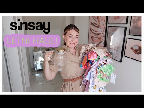 MEGA SINSAY HAUL! LETNIE NOWOŚCI! RABAT DLA WAS! - YouTube