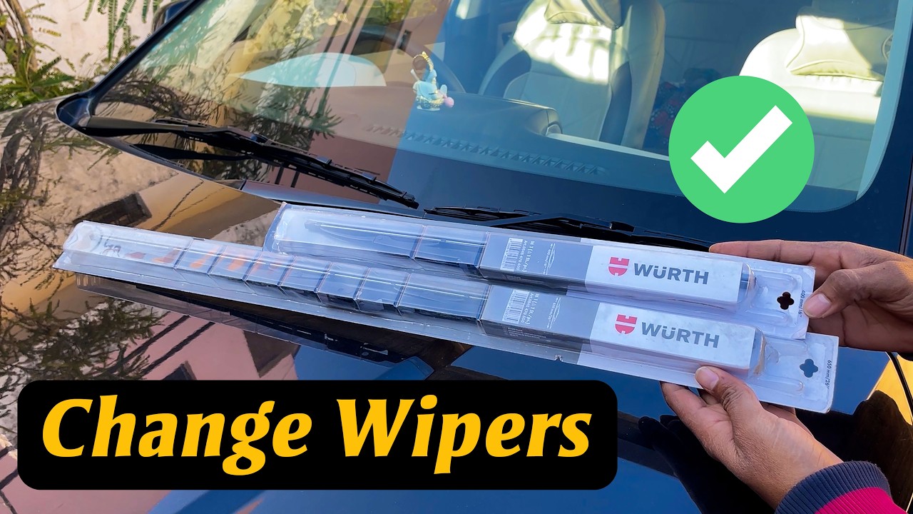 How to Change Car Front and Rear Wiper Rubber Blade for Creta / Car ...
