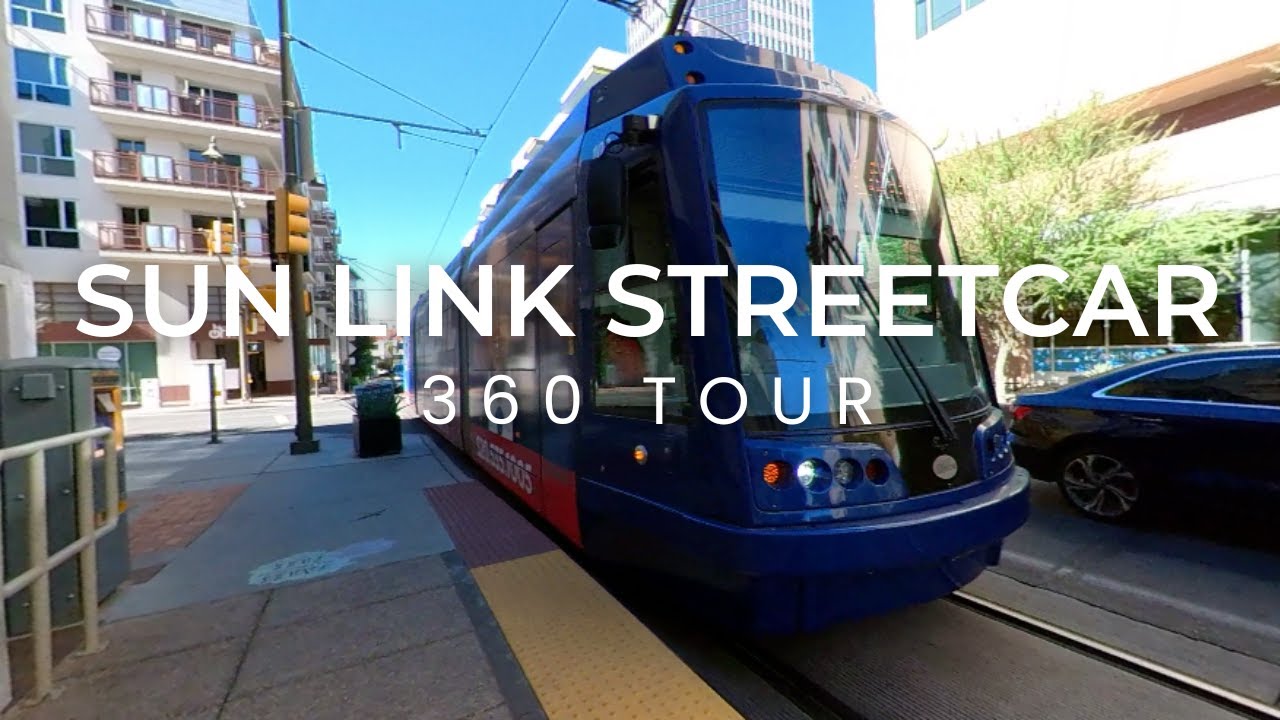 Sun Link Streetcar - 360 Degree Tour - YouTube