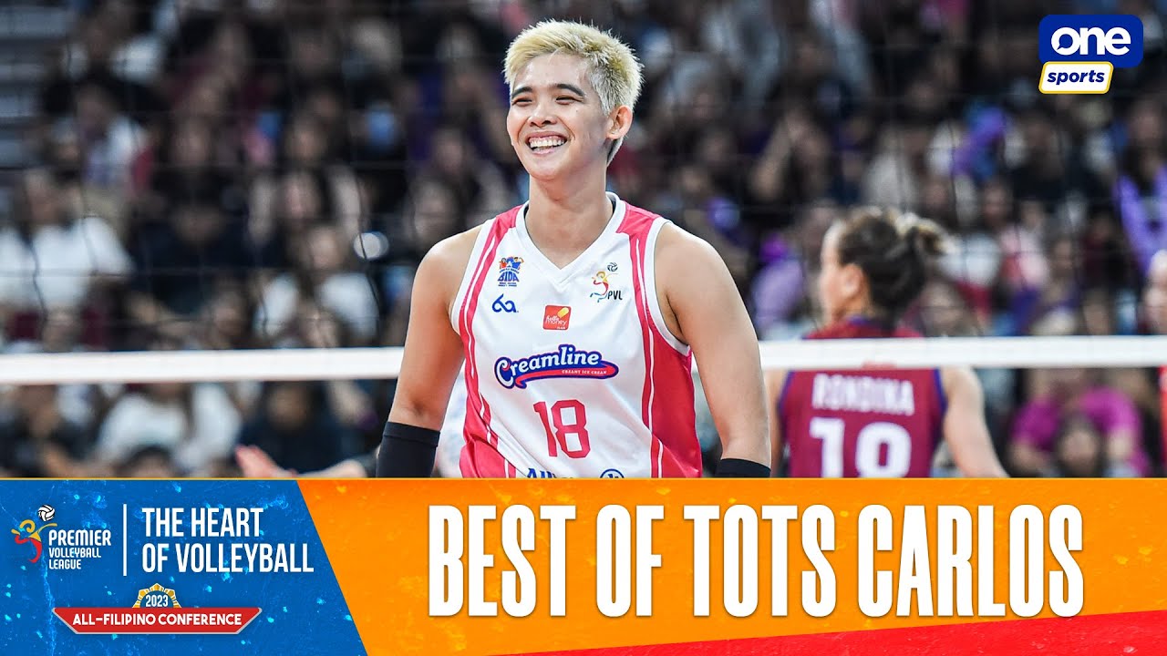 Tots Carlos highlights | 2023 PVL All-Filipino Conference - YouTube