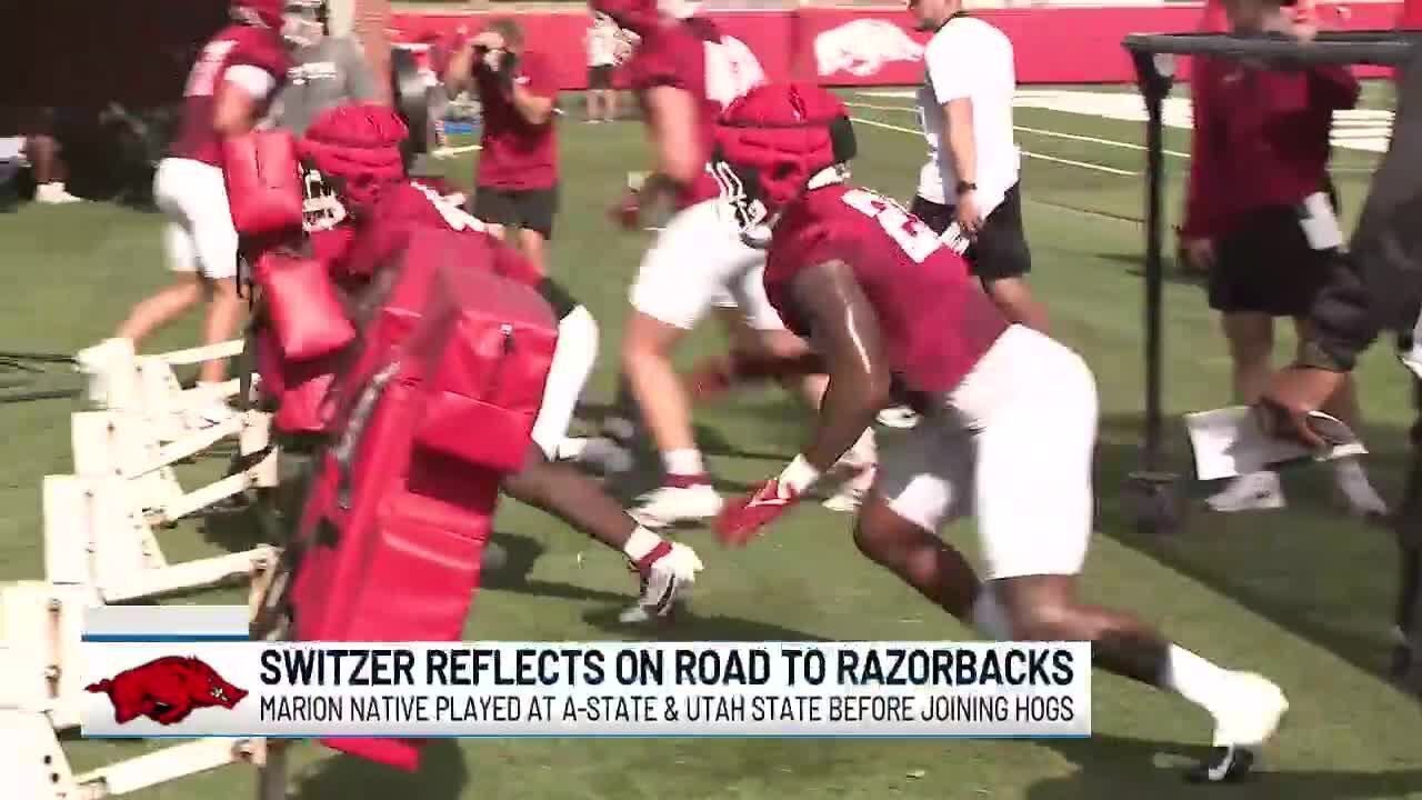 Marion native Anthony Switzer reflects on road to Razorbacks - YouTube