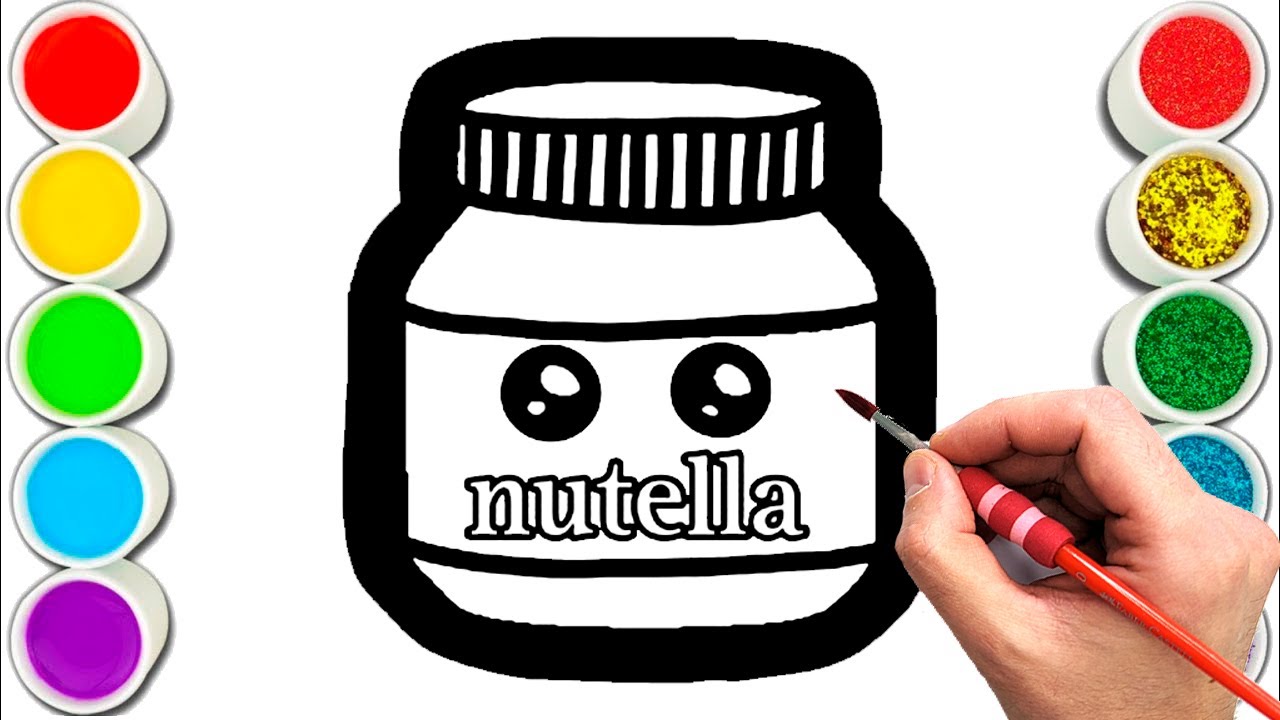 Nutella for Peppa Pig Drawing, Painting & Coloring For Kids and ...