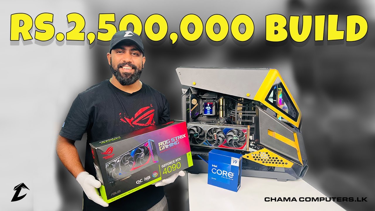 2.5 MILLION CUSTOM GOLD PC BUILD - i9 13900K RTX 4090 - YouTube