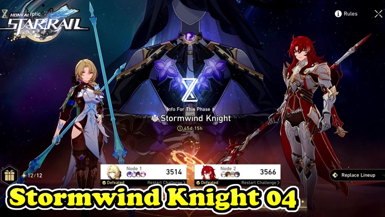 Apocalyptic Shadow Stormwind Knight 04 Difficulty Honkai Star Rail ...