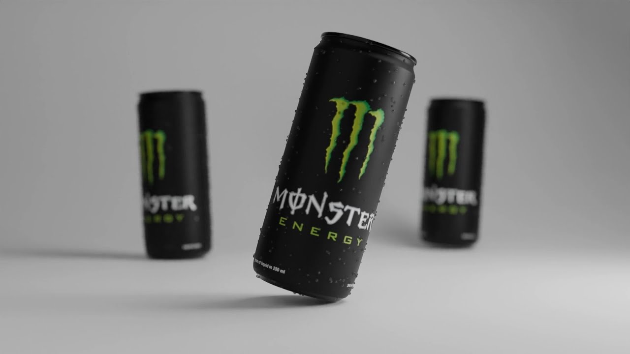 Moster Energy Drink Commercial | Made in Blender - YouTube