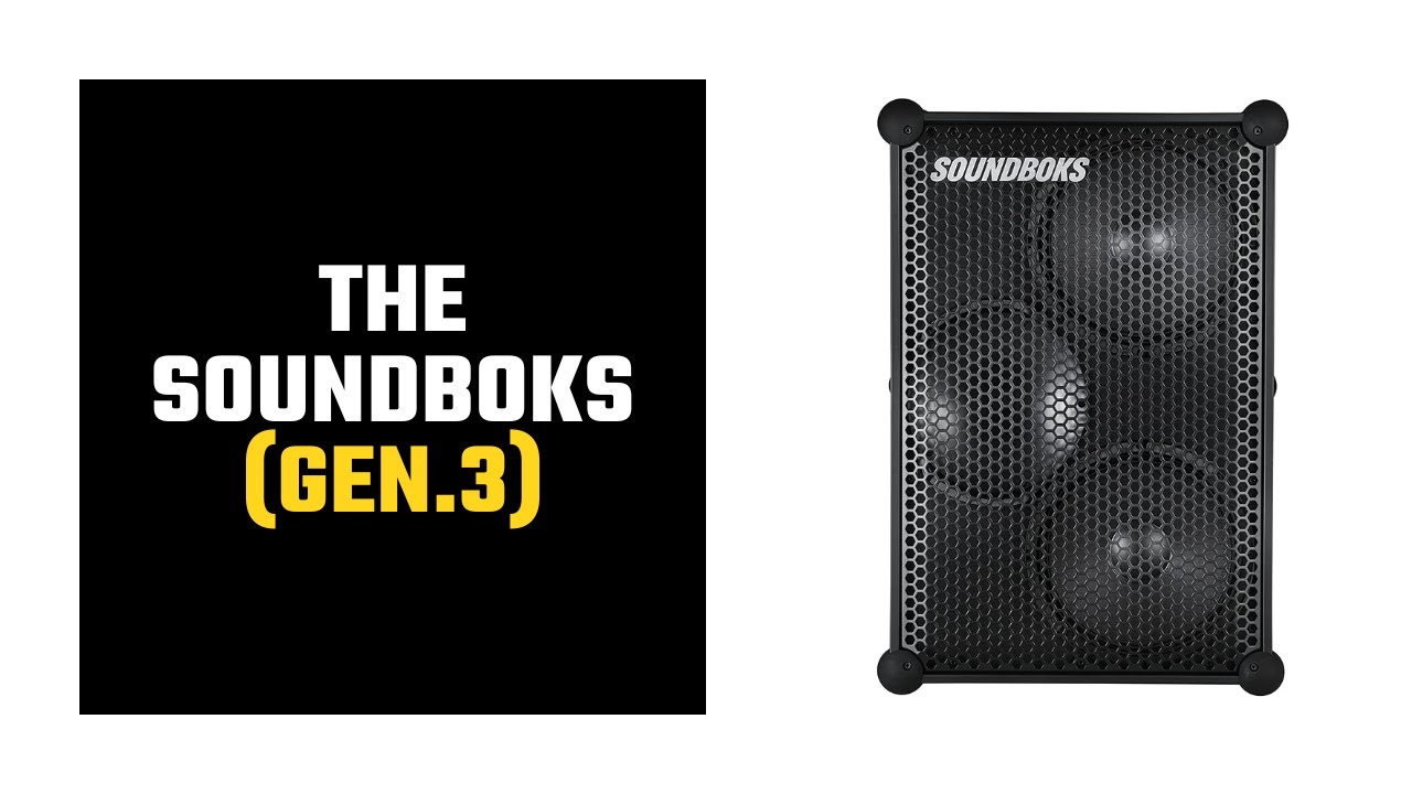 The SOUNDBOKS (Gen.3) - The Loudest Portable Bluetooth Performance ...