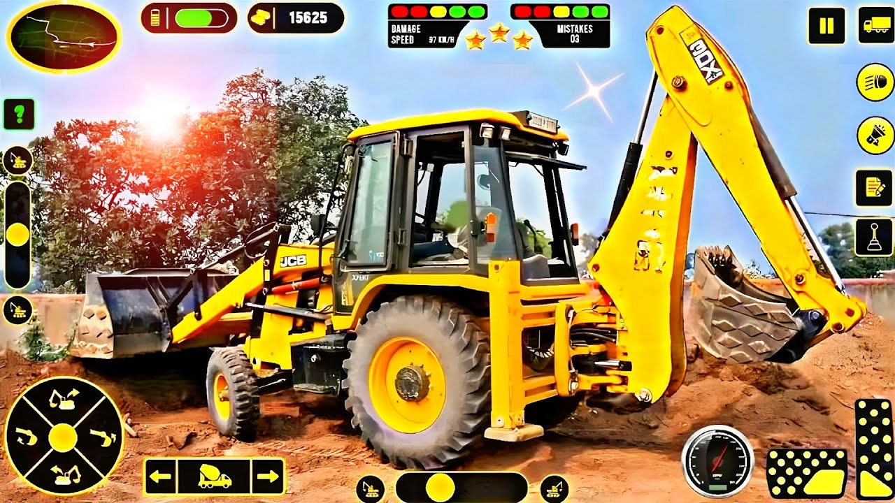 JCB driving game - JCB drive gaming 3d - android gameplay new 2024 ...