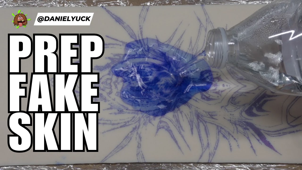 How To Prep Fake Skin - YouTube