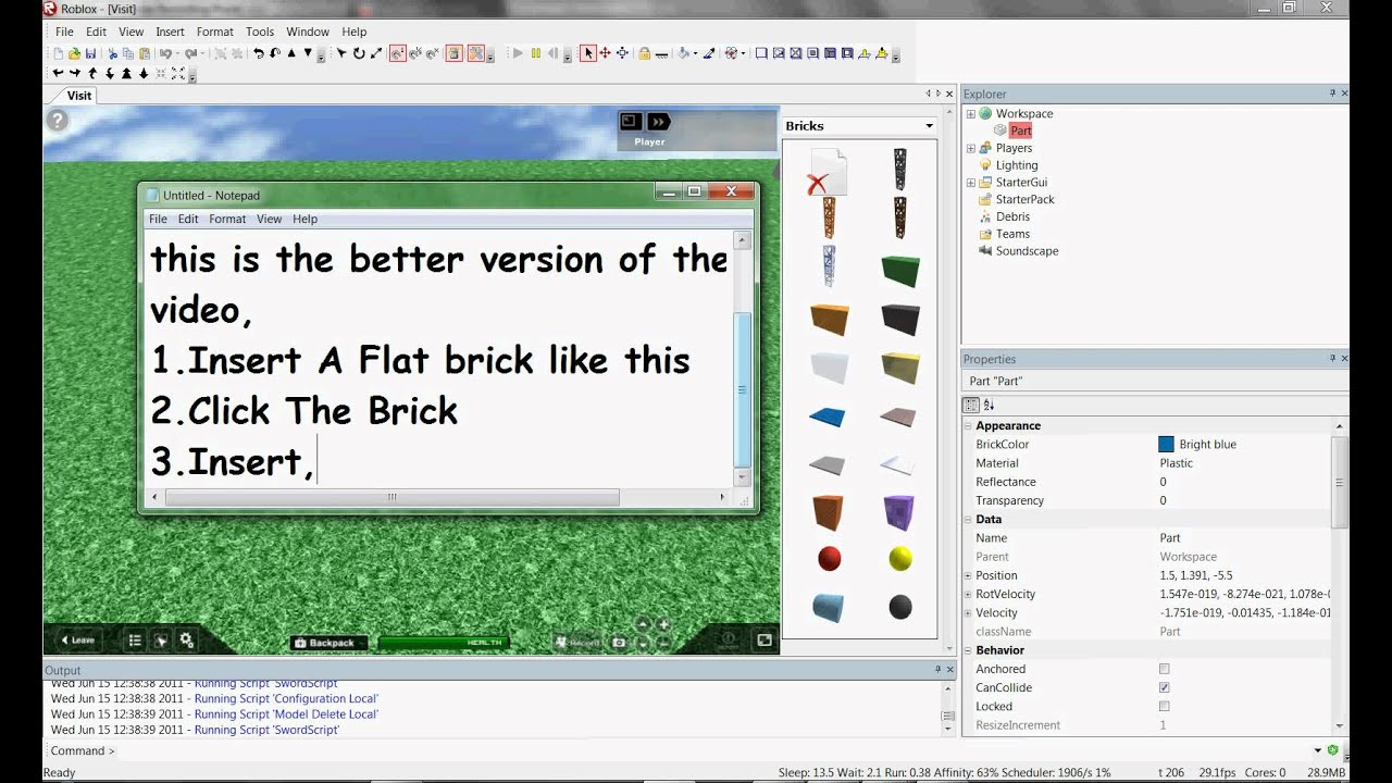 Roblox: How To Make A Flat Circle [ Better Version ] - YouTube