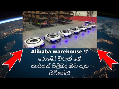 Amazing technology of Alibaba warehouse robots high efficient - YouTube