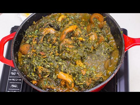 HOW TO COOK AUTHENTIC AFANG SOUP LIKE A PRO | STEP BY STEP PROCESS VERY ...