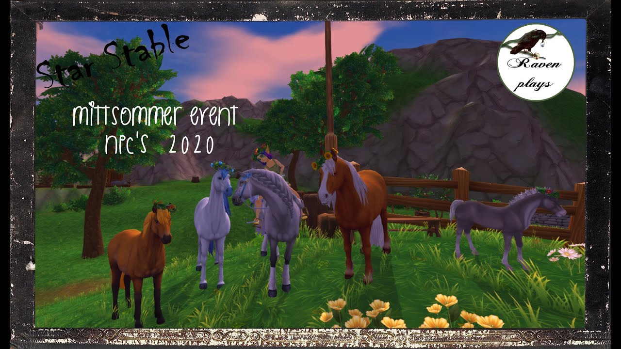 Star Stable #59 - Mittsommer Event NPC's 2020 - YouTube