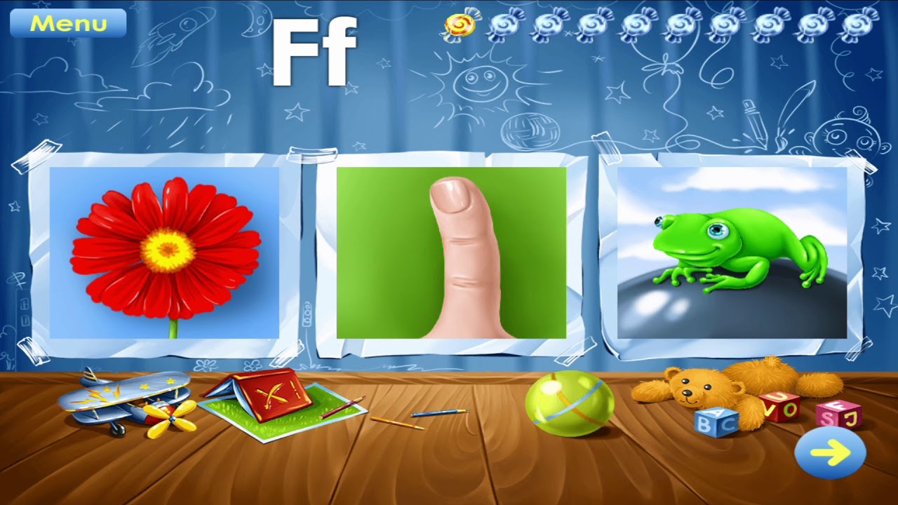 ABC Alphabet for kids! Learn letters! Educational games - YouTube