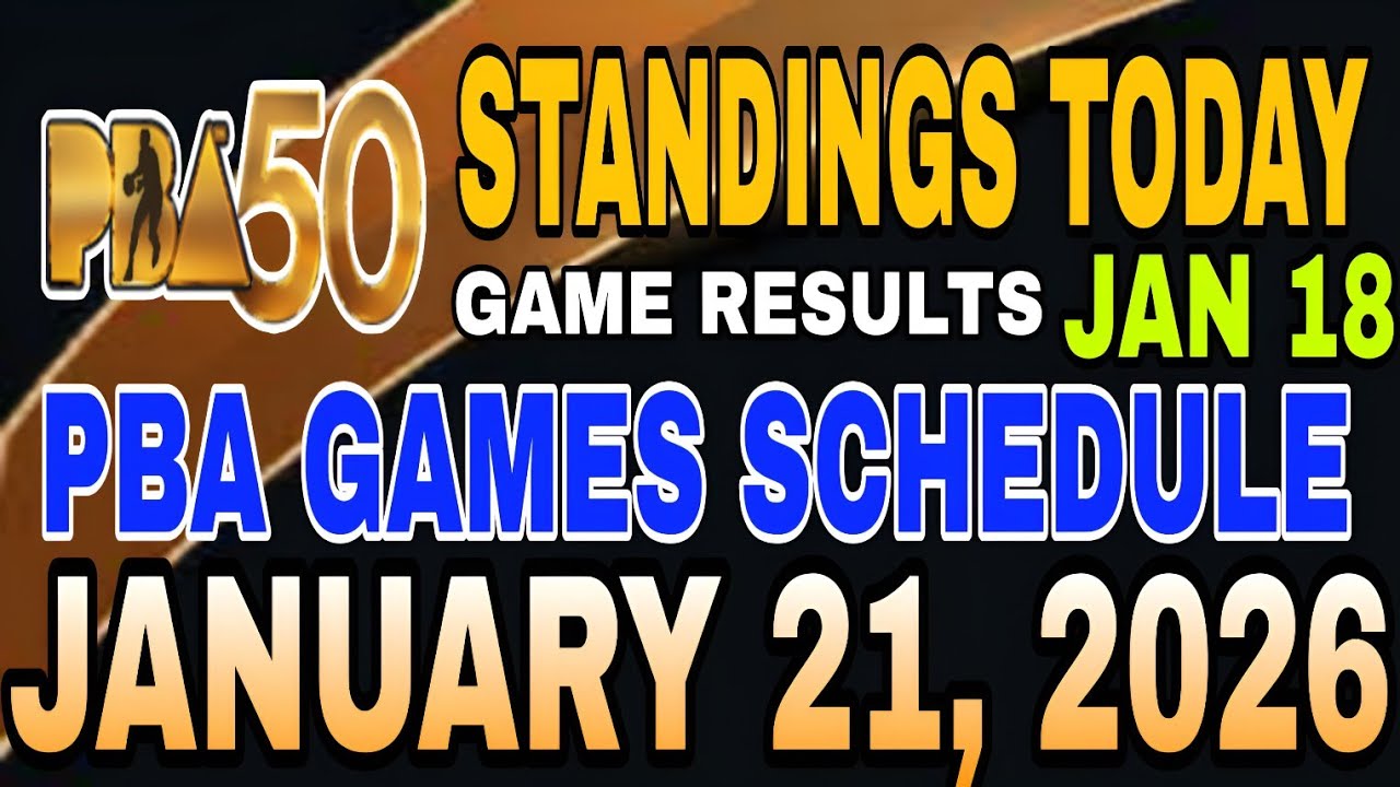 PBA SEMIFINALS STANDINGS TODAY JANUARY 18, 2026 | SCHEDULE JAN 21 | PBA ...