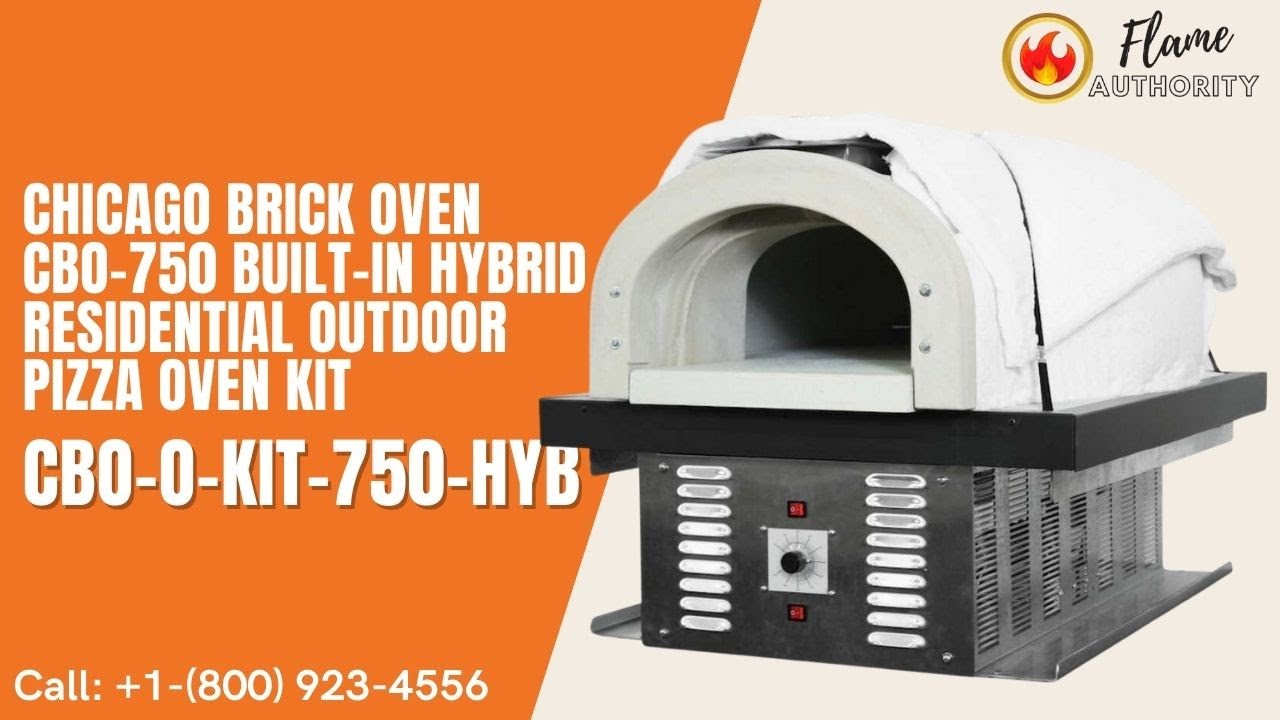 Chicago Brick Oven CBO-750 Built-In Hybrid Residential Outdoor Pizza ...