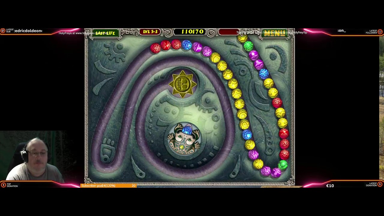Zuma Deluxe - 7.5.2024 - HolyFrey - MMO - www.holyfrey.live - YouTube