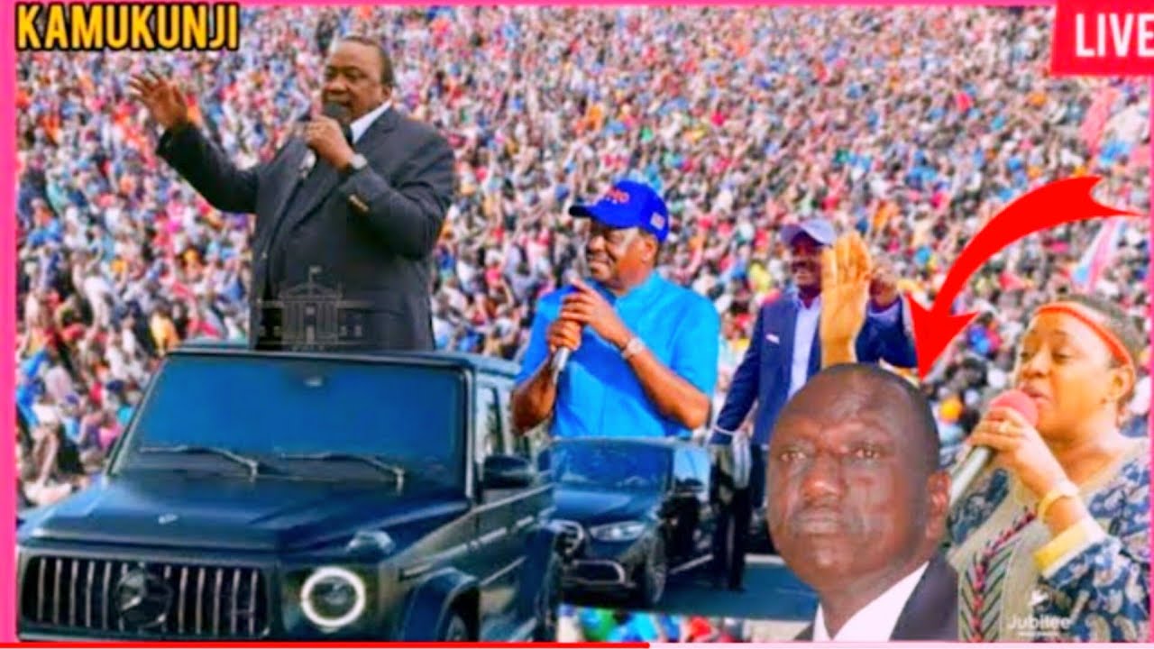 Leo ni leo!Leo! RAILA HEROIC reception at KAMUKUJI TODAY shocks RUTO AS ...