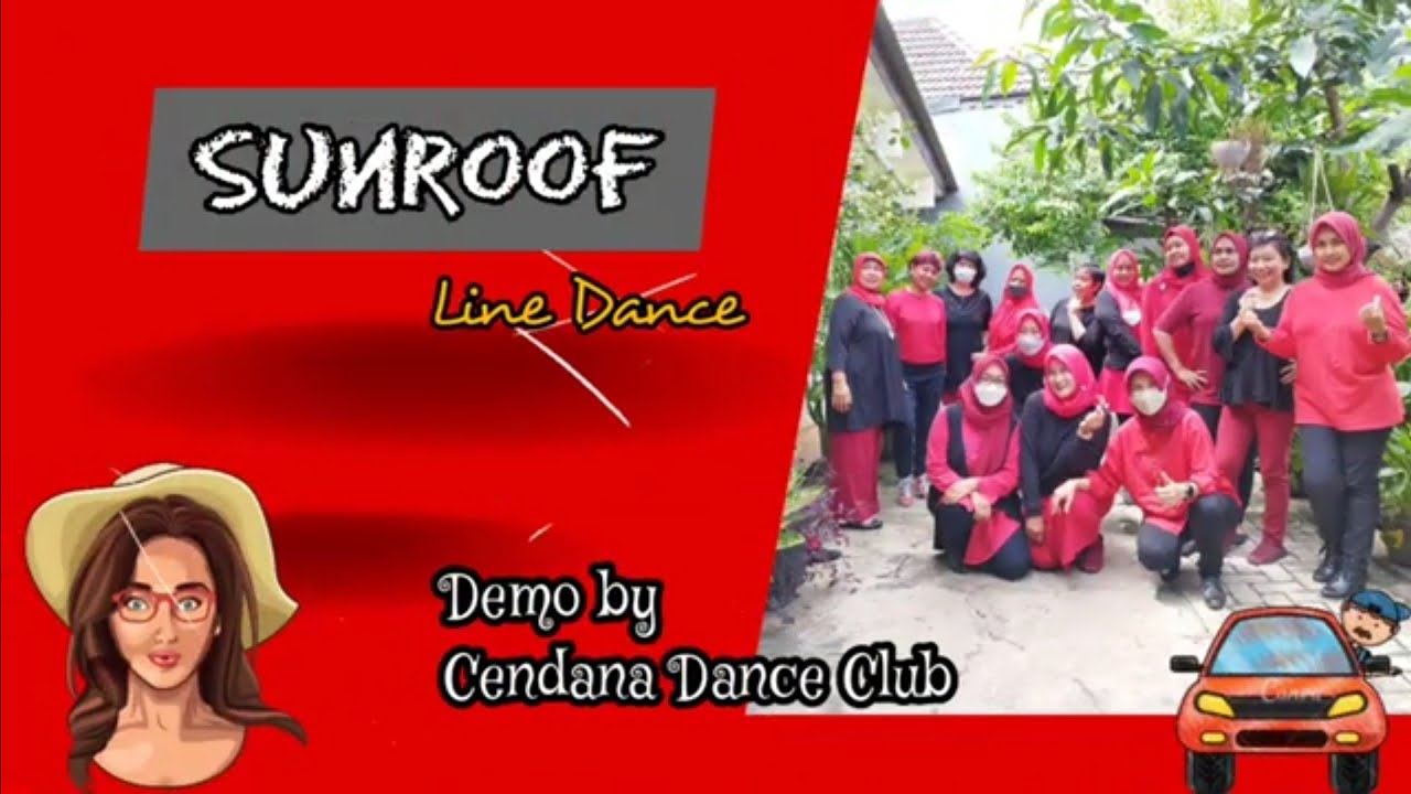 SUNROOF - Line Dance (Demo) - YouTube