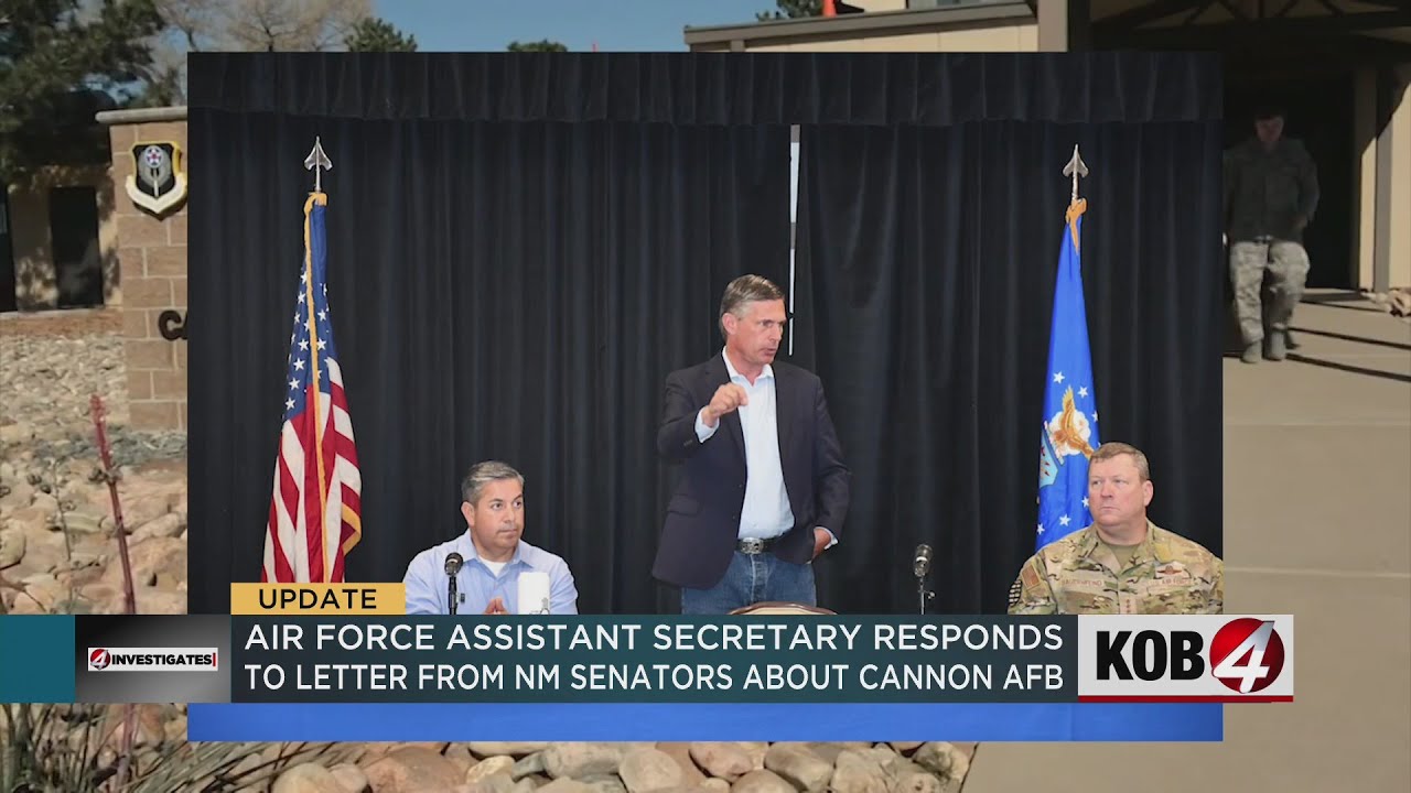 US Air Force responds to NM senator's letter about Cannon AFB - YouTube