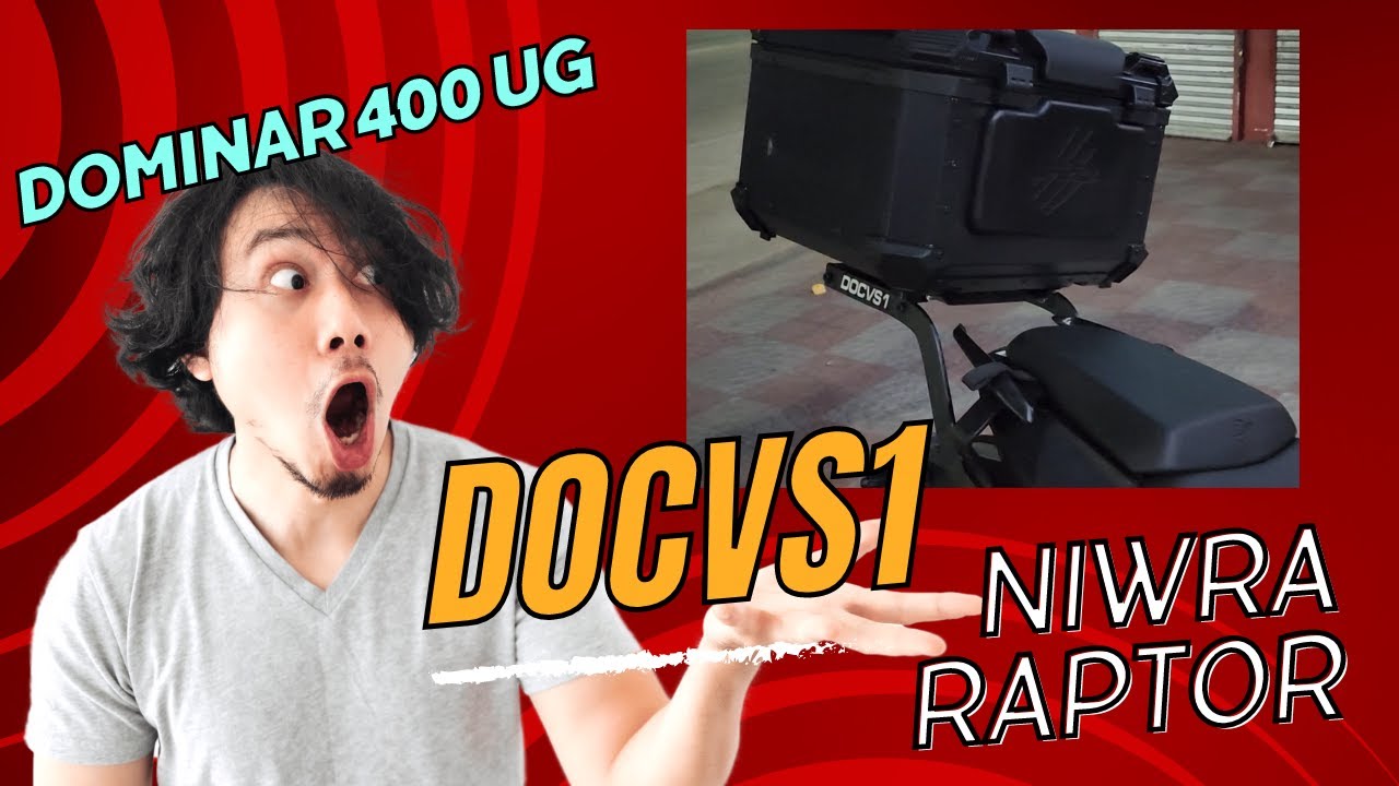 Docvs1 bracket & Niwra Raptor Topbox Installation on Dominar 400 UG ...