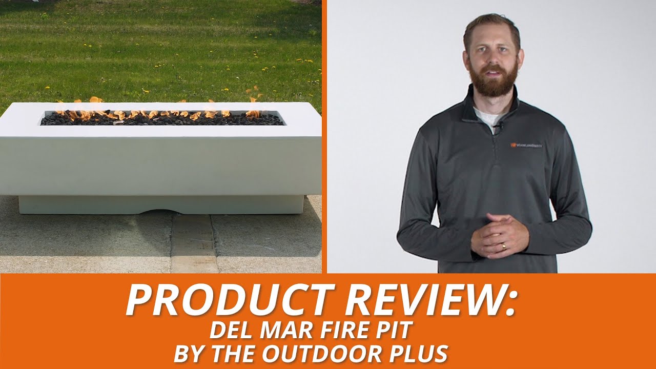 Del Mar Gas Fire Pit by The Outdoor Plus Product Review - YouTube