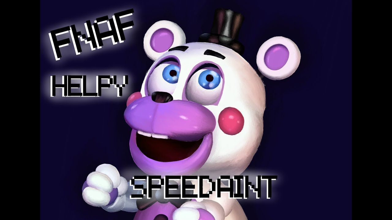 Fnaf Pizzeria Simulator Helpy Speedpaint - YouTube