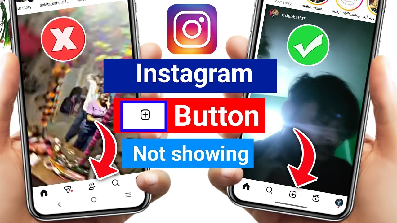 Instagram plus icon not showing | Instagram per plus icon nahin dikh ...