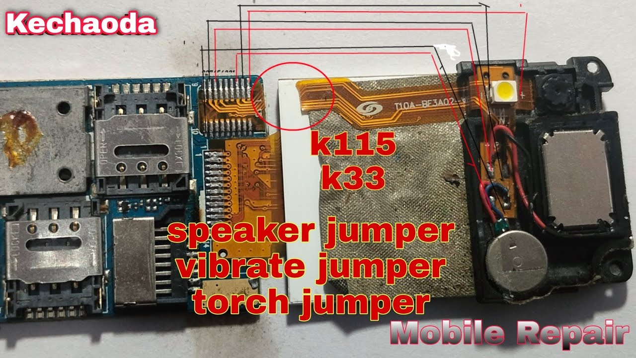 Kechaoda k115 speaker jumper // Kechaoda mobile k33 speaker jumper ...