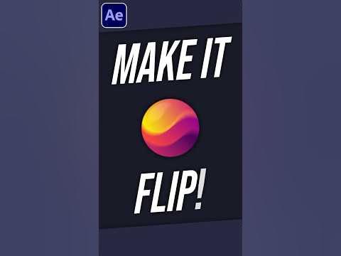 Animation Tip - Create 3D Flip Animations in After Effects #tutorial - YouTube