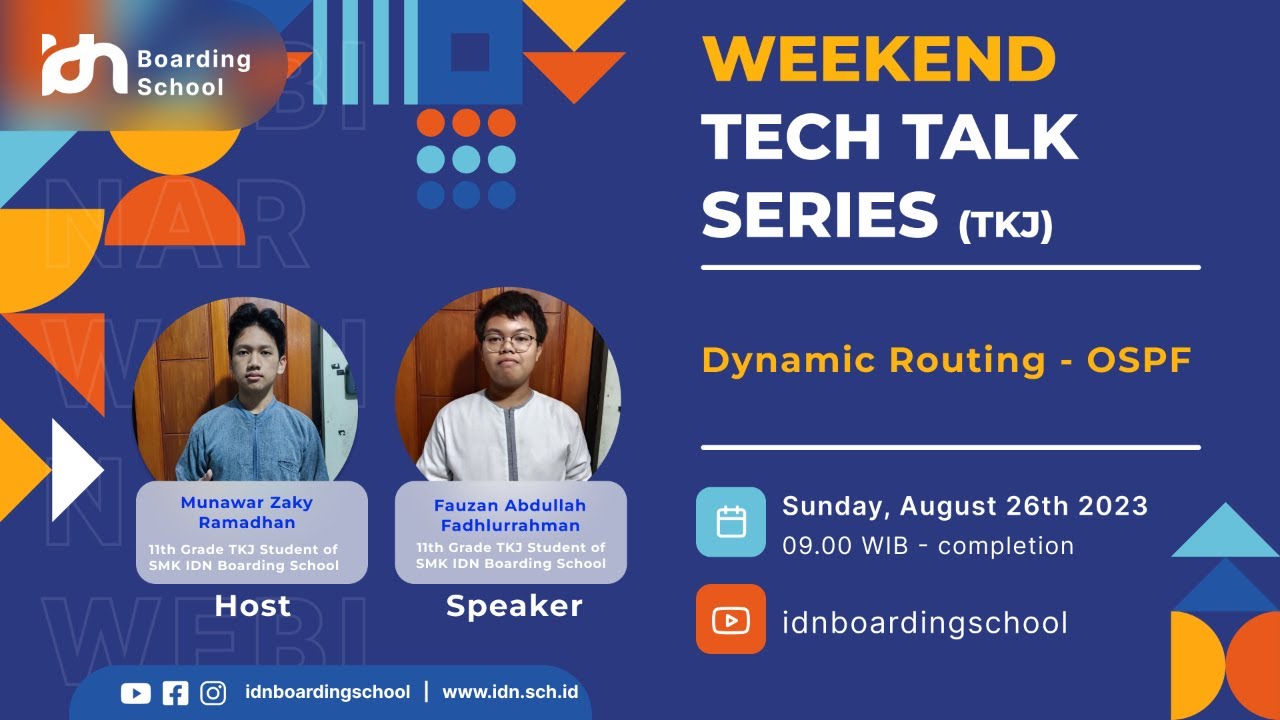 Dynamic Routing - OSPF | Weekend Tech Talk Series - YouTube