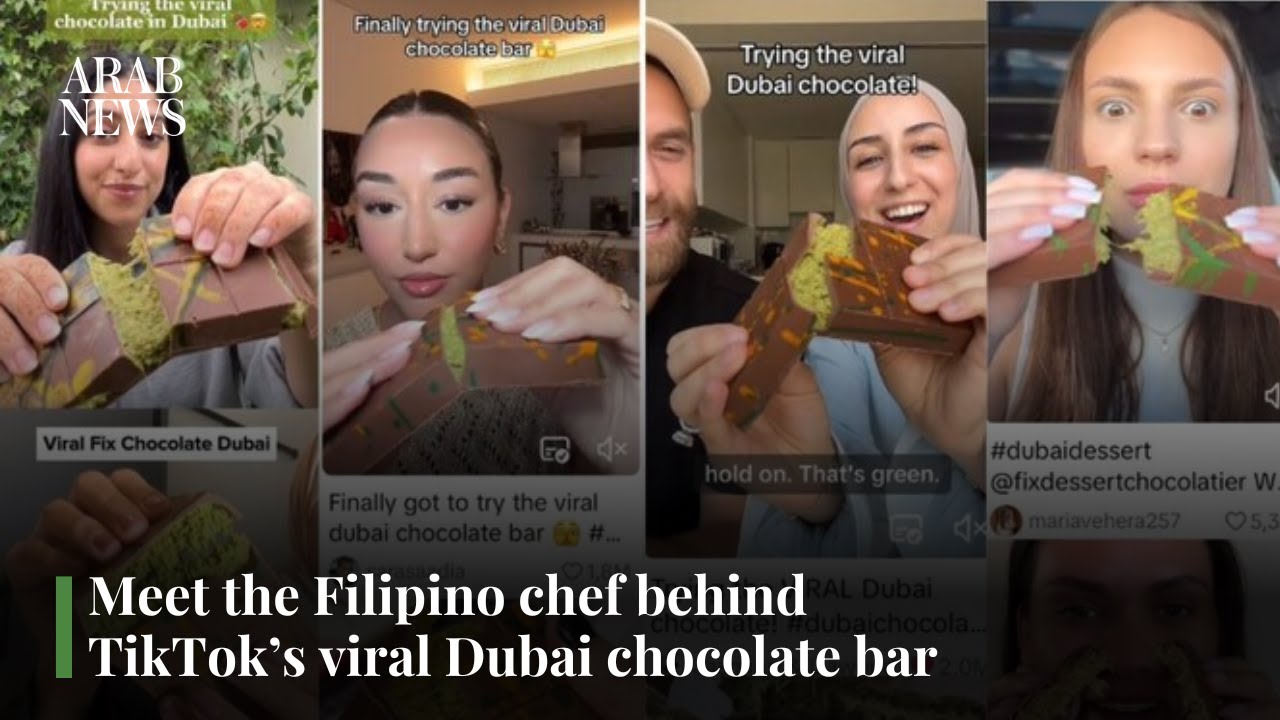Meet the Filipino chef behind TikTok’s viral Dubai chocolate bar | Arab ...