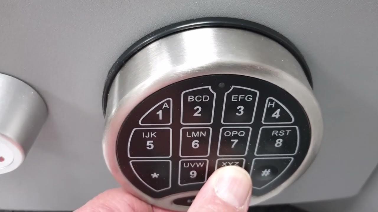 How to change the user code on a Securikey Mini Vault S2 Safe - YouTube